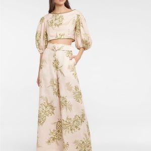Zimmermann | Tops | Zimmerman Cropped Linen Top | Poshmark